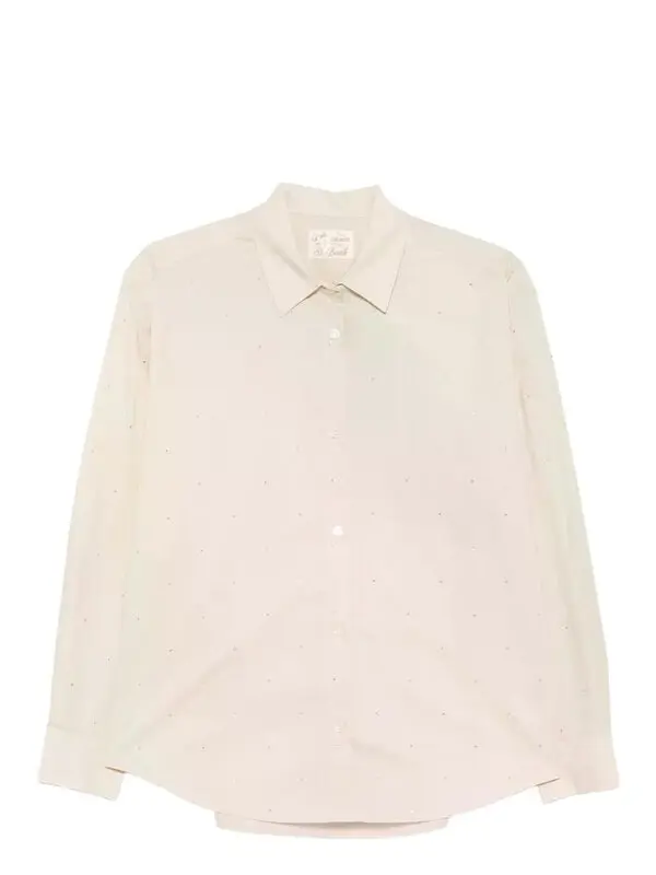 MC2 SAINT BARTH Meredith Strass-embellishment Shirt - Neutrals