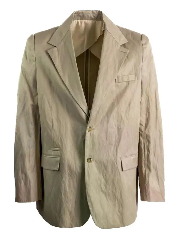 WILLY CHAVARRIA Long-sleeve Pocket Blazer - Neutrals