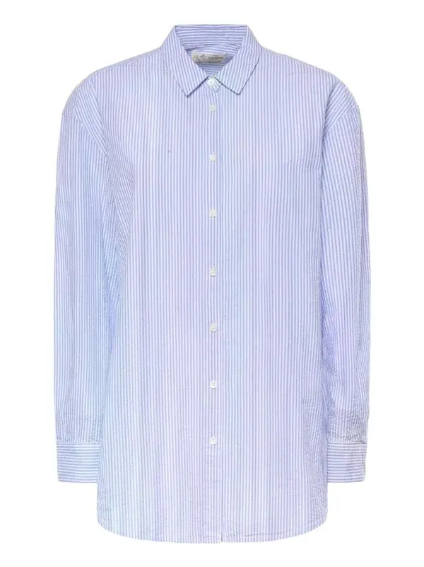 MC2 SAINT BARTH Striped Shirt - Blue