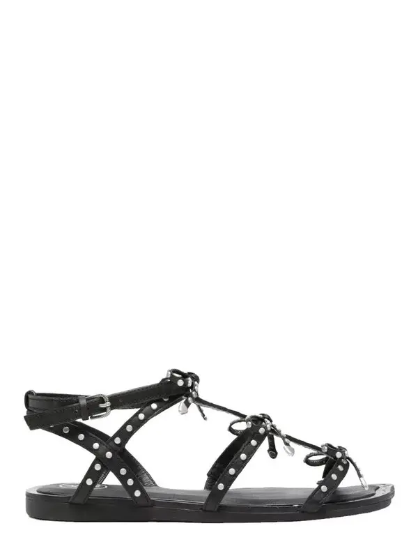 Ash Gladius Studded Sandals - Black
