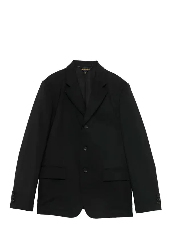 Comme Des Garçons Single-breasted Blazer - Black