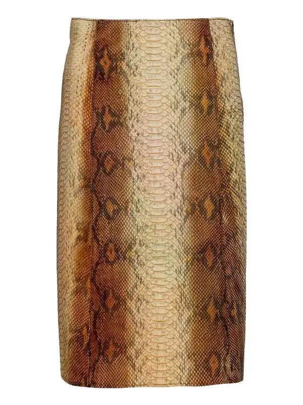 Prada A-line Skirt - Neutrals