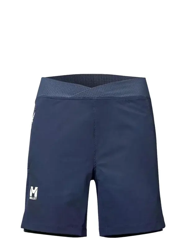 PASCAL MILLET Cimaï Poly Logo-print Shorts - Blue