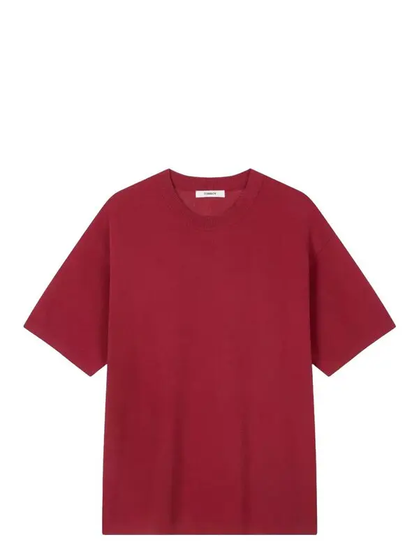 STUDIO TOMBOY Logo Print Short-sleeve T-shirt - Red