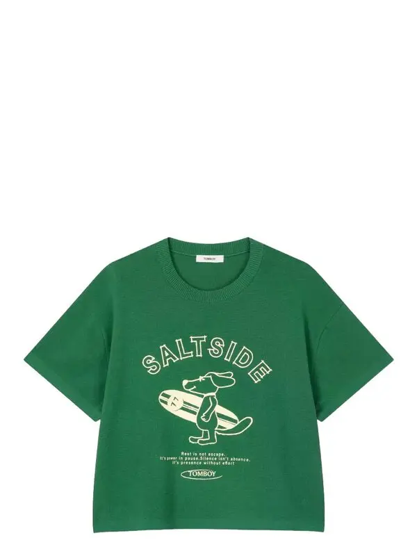 STUDIO TOMBOY Graphic-print T-shirt - Green