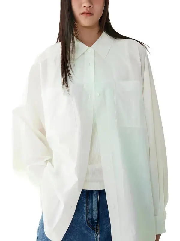 STUDIO TOMBOY Chest-pocket Shirt - White