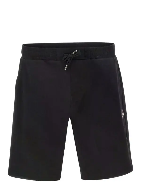 COLMAR Logo Patch Drawstring Track Shorts - Black