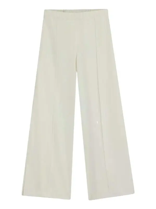 BOSS Pressed-crease Wide-leg Trousers - Neutrals