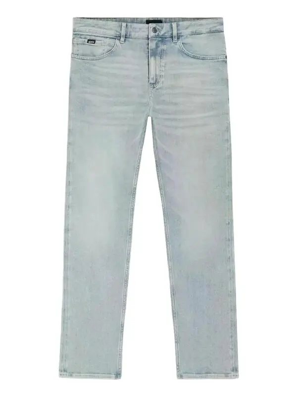 BOSS Ogden Faded-effect Slim-fit Jeans - Blue