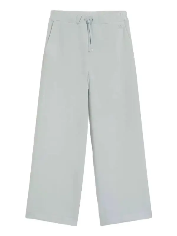 BOSS Drawstring Waist Wide-leg Track Pants - Blue