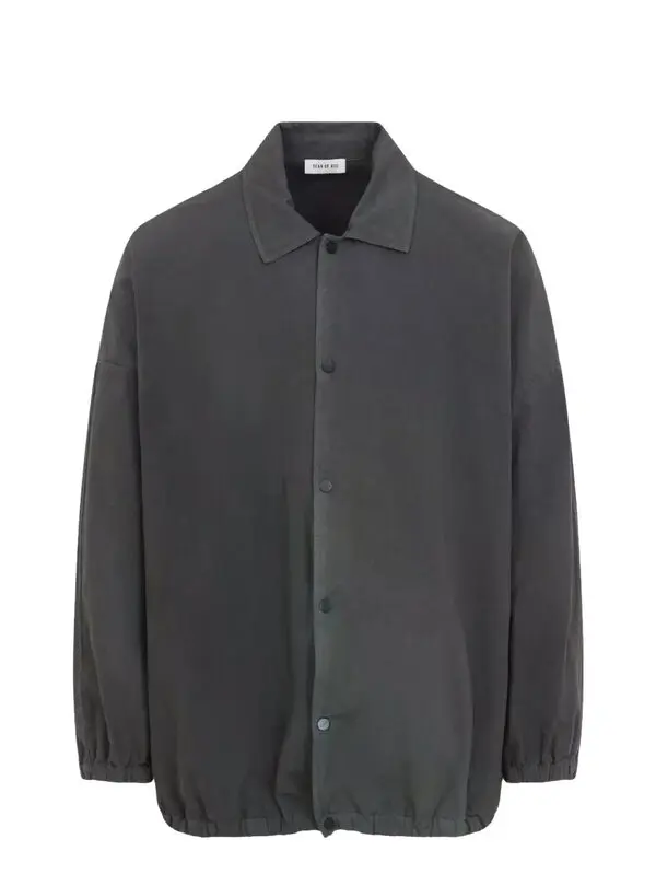 Fear Of God Logo-print Jacket - Grey