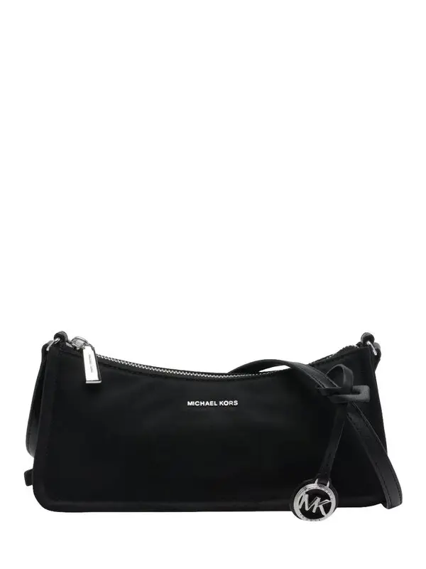 Michael Kors Zadie Logo Charm Crossbody Bag - Black