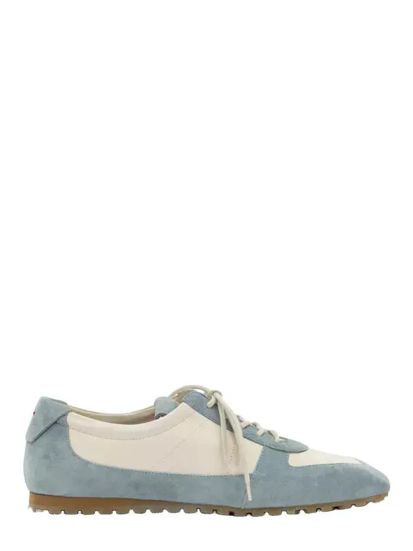 AeydĒ Uma Suede-panelled Sneakers - Blue