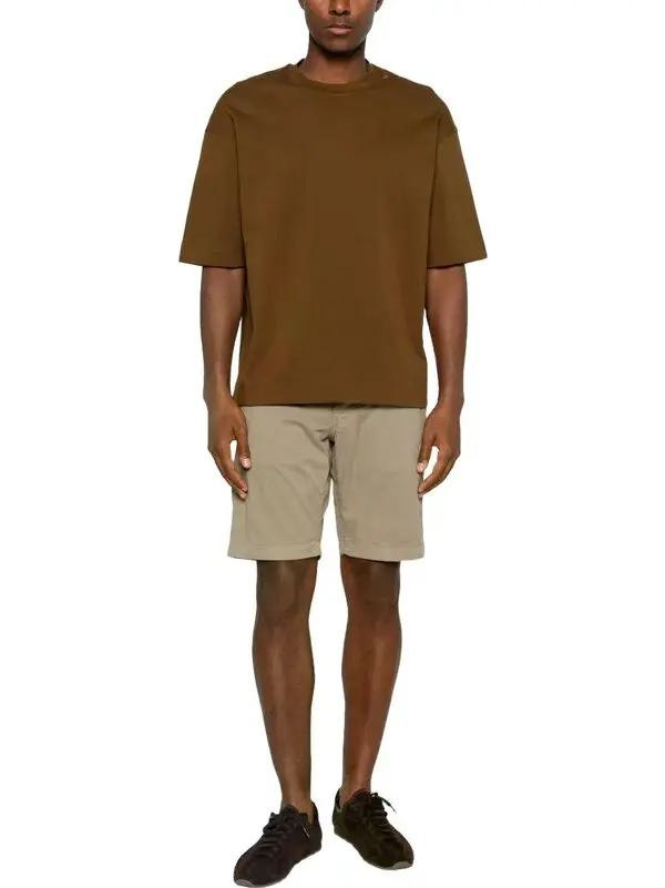 Jacob Cohen Logo Patch Tailored Shorts - Neutrals