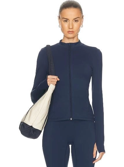 SET ACTIVE Sporty Warm Up Jacket - Atlantic