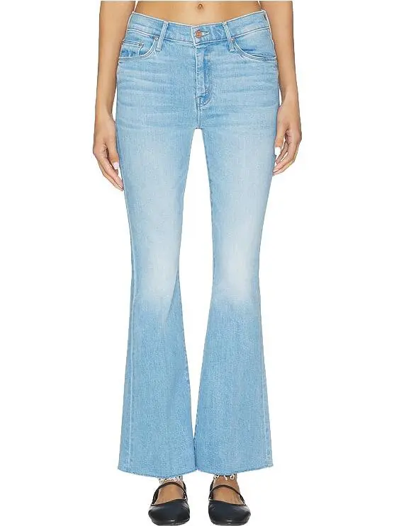 MOTHER Lil Petite Weekend Fray Jeans In . Also - Blue
