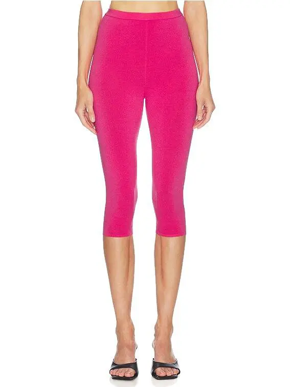 HELSA Beckette Knit Capri In . Also - Fuchsia
