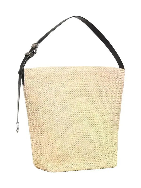 Pinko Buckle-strap Shoulder Bag - Neutrals