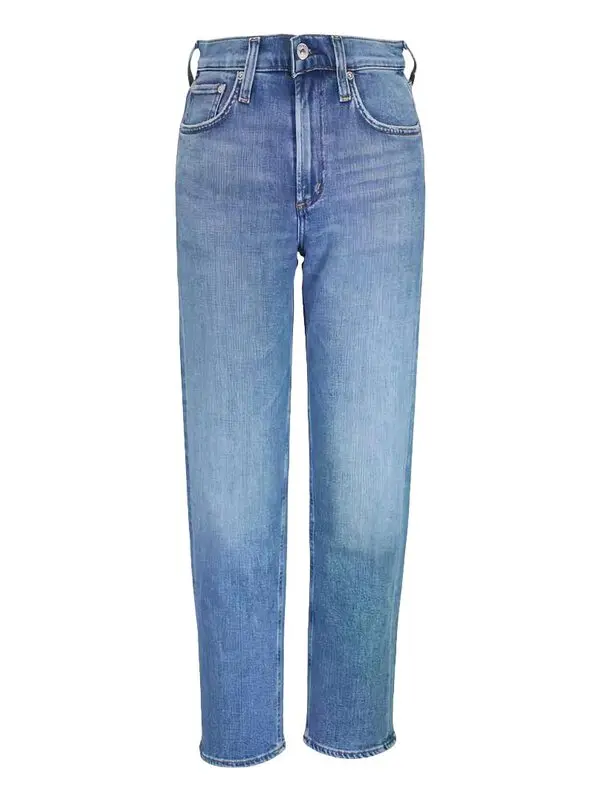 Citizens Of Humanity Faded Straight-leg Jeans - Blue