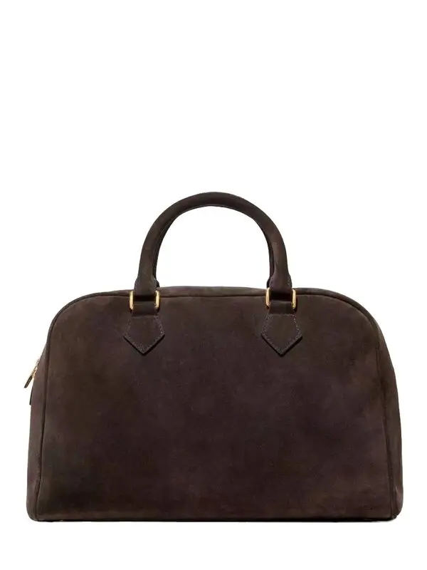 NILI LOTAN Jaclyn Suede Shoulder Bag - Brown
