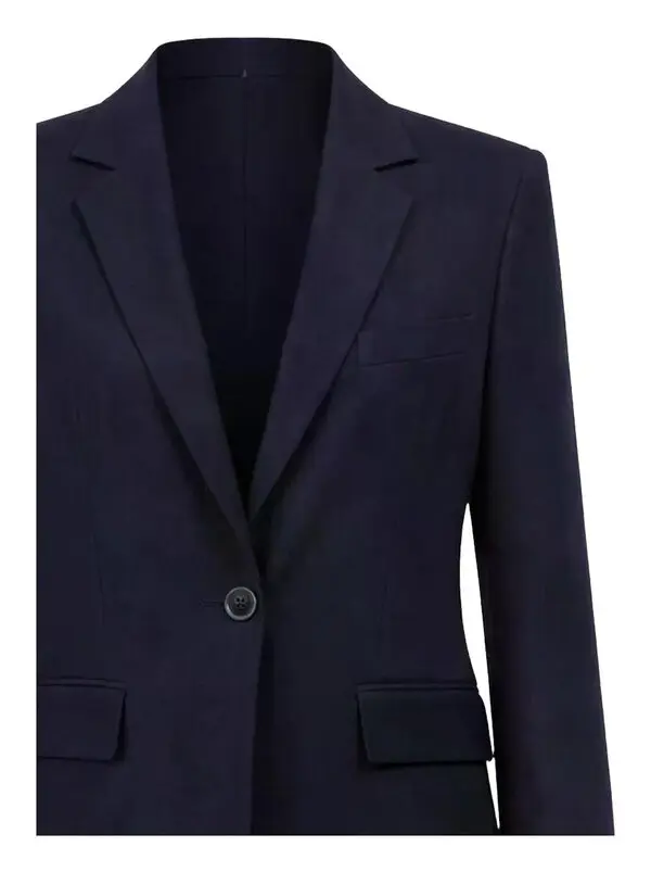 ODEEH Single-breasted Notched-lapel Blazer - Blue