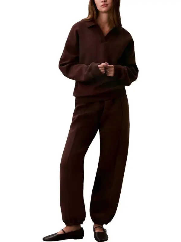 Calvin Klein Relaxed-fit V-neck Sweater - Brown