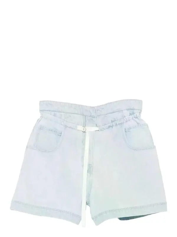 Christian Wijnants Drawstring Denim Shorts - Blue