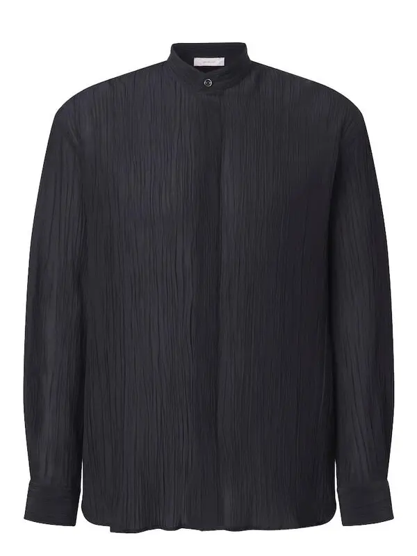 UMIT BENAN Bruce Linen And Cotton Shirt - Black