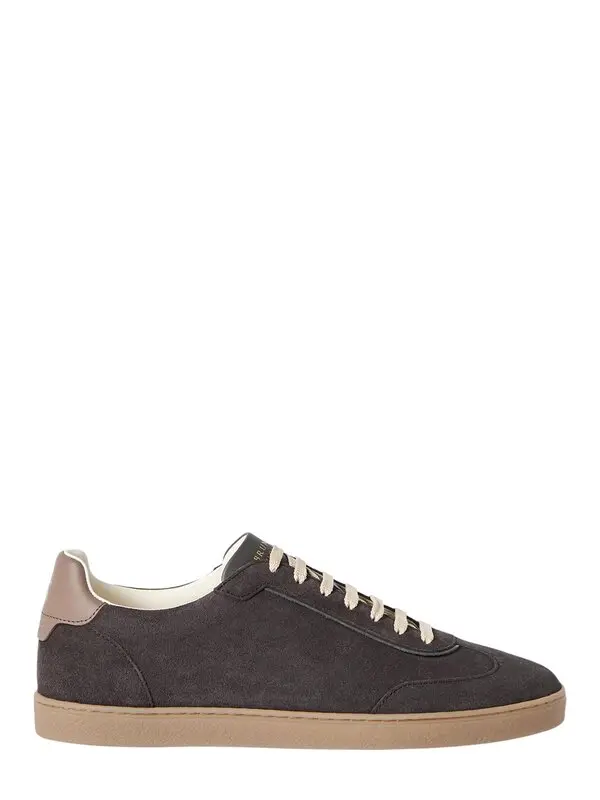 Brunello Cucinelli Suede Low-top Sneakers - Brown