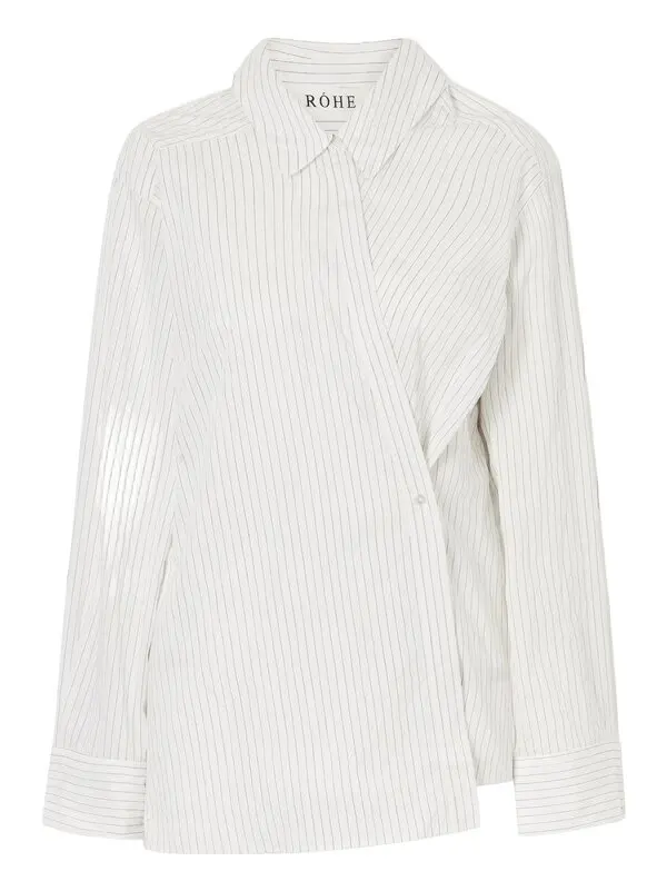 RÓHE Striped Crepon Shirt - Multi