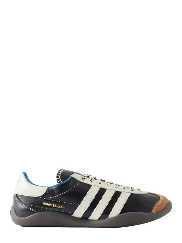 ADIDAS ORIGINALS X Wales Bonner Karintha Leather Sneakers - Black