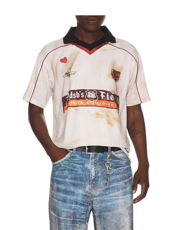 Andersson Bell Dust Printed Football Jersey T-shirt In . Also - Grey