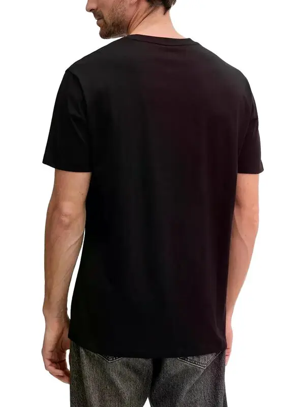 Armani Exchange Logo-print T-shirt - Black