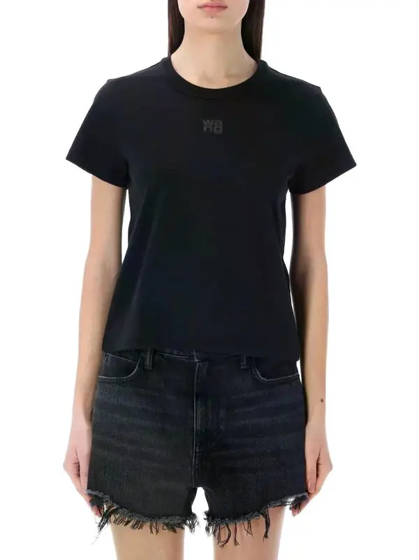 Alexander Wang Logo Detail Crewneck T-shirt - Black