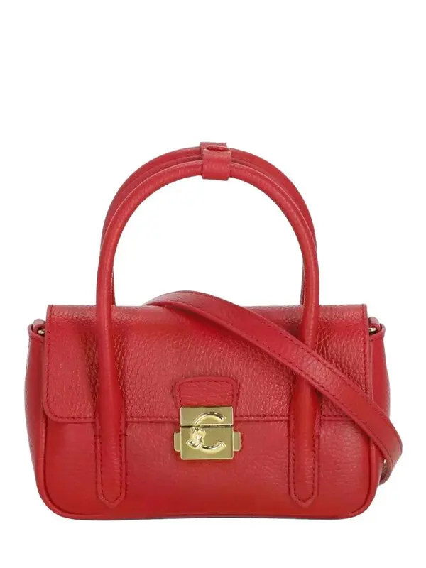 COCCINELLE Mini C-me Lock Tote Bag - Red