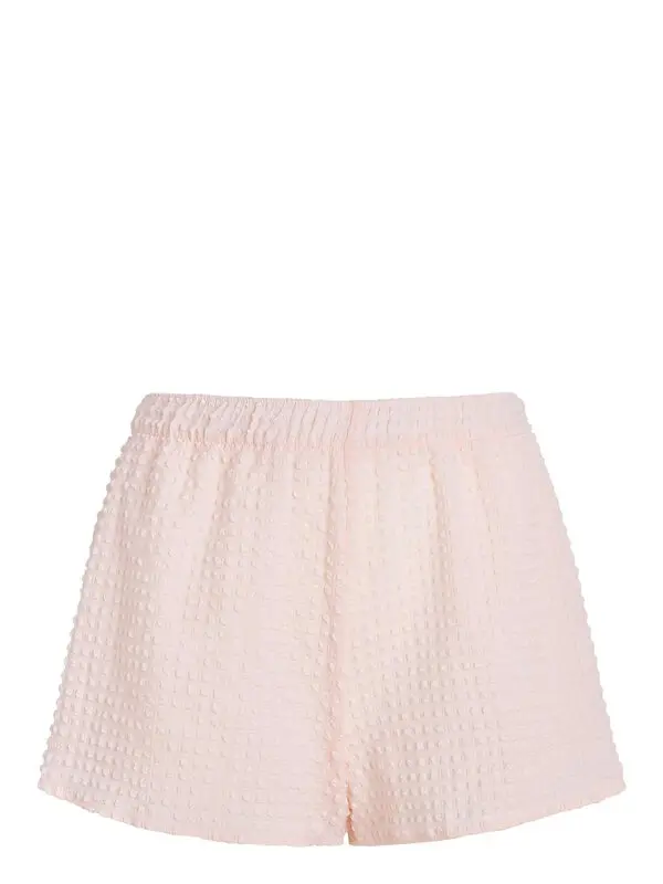Hunza G Seersucker Resort Shorts - Pink