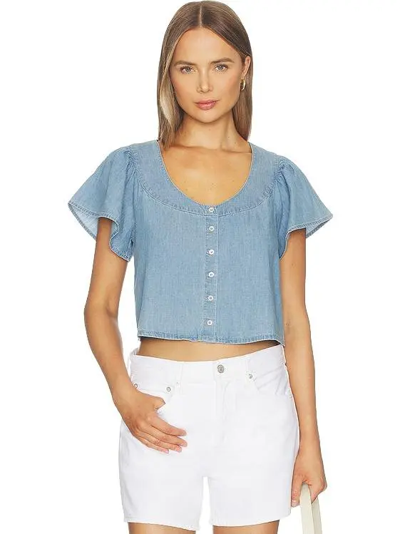 Paige Belle Top In . Also - Blue