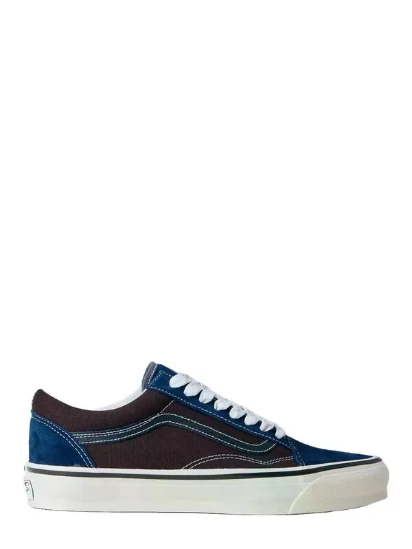 VANS Old Skool Contrast-stitching Sneakers - Blue