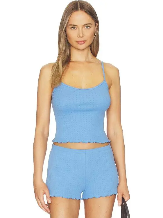 WELLBEING + BEINGWELL Kenny Tank - Blue