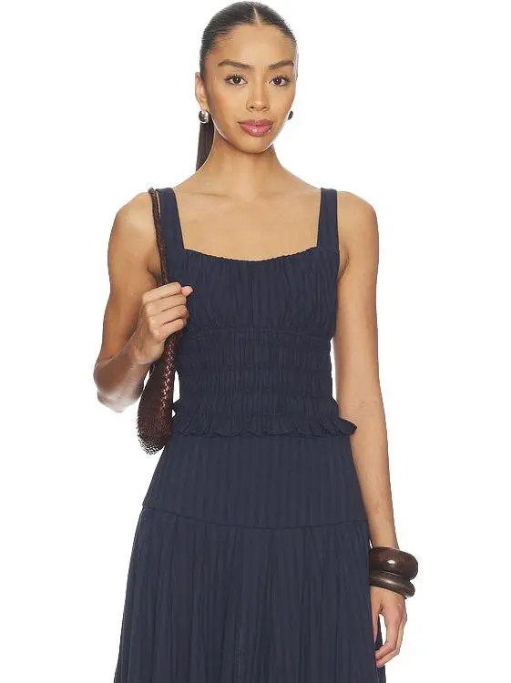 ELODIE THE LABEL Merritt Top In . Also - Navy
