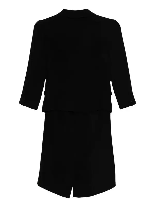 Prada Tailored Skirt Suit - Black