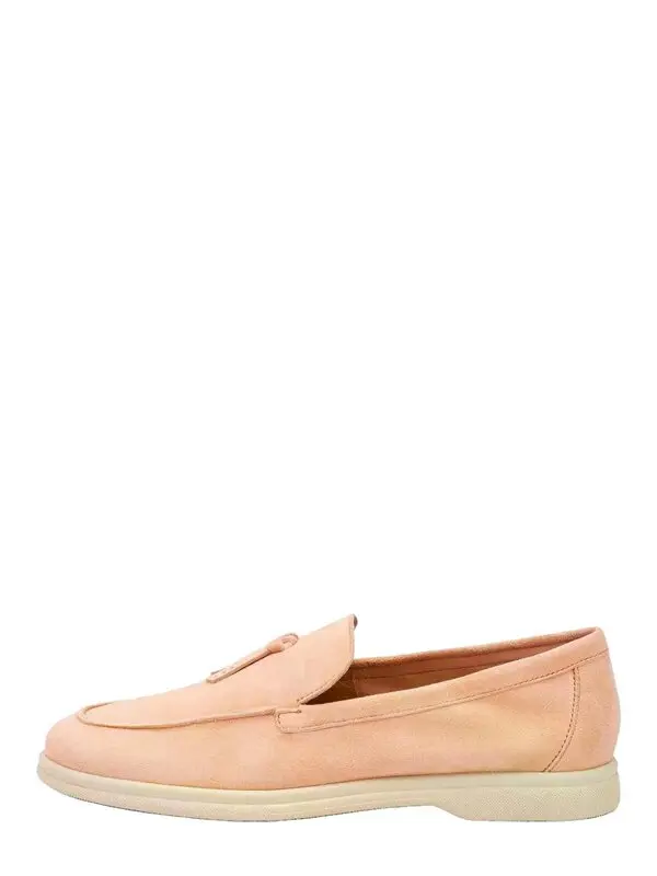FRAU Suede Loafers With Tassel Detail - Pink