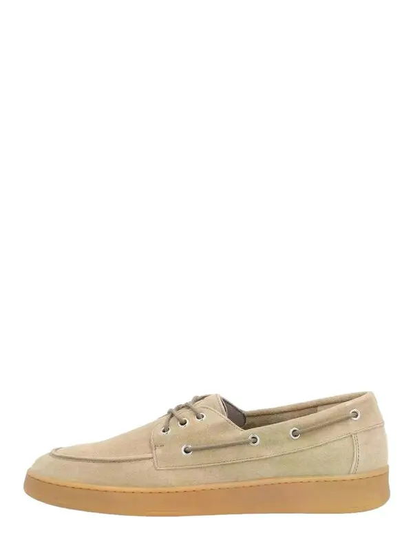 FRAU Suede Boat Shoes - Neutrals
