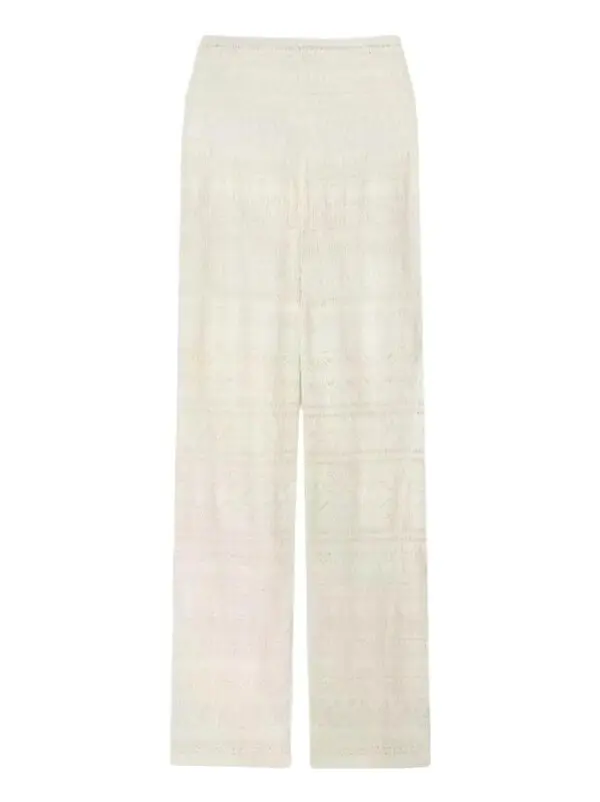 Nanushka Knitted Elasticated-waist Trousers - Neutrals