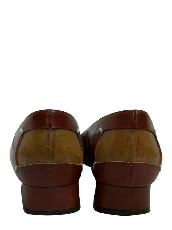 MAISON MARGIELA Décortiqué Four Stitches Ballet Flats - Brown
