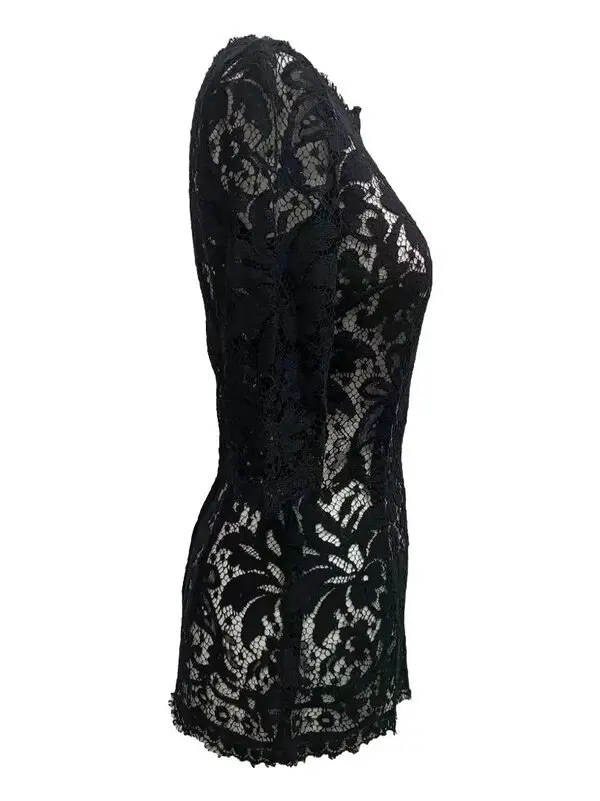 Dolce & Gabbana Lace Blouse - Black