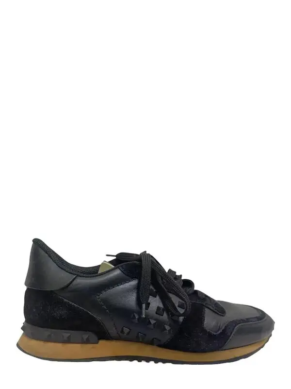 Valentino Garavani Rockrunner Rockstud Trainers - Black