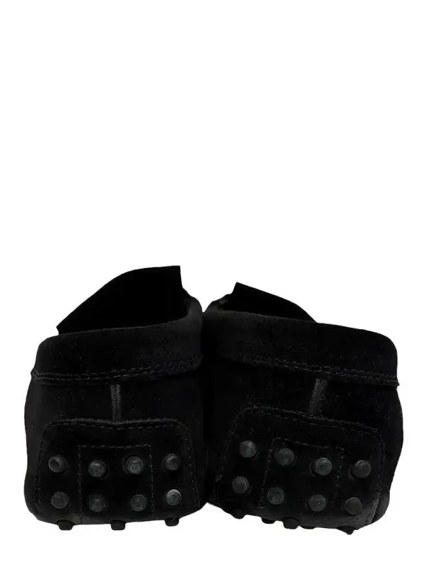 TOD'S Fringed Gommino Driving Loafers - Black