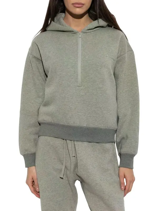 Fear Of God Logo-patch Hoodie - Grey