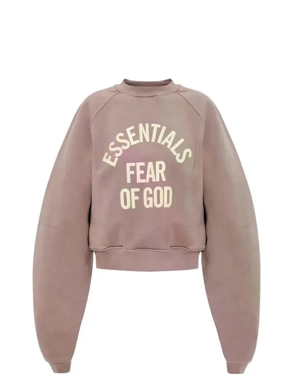 Fear Of God Logo-print Sweatshirt - Neutrals